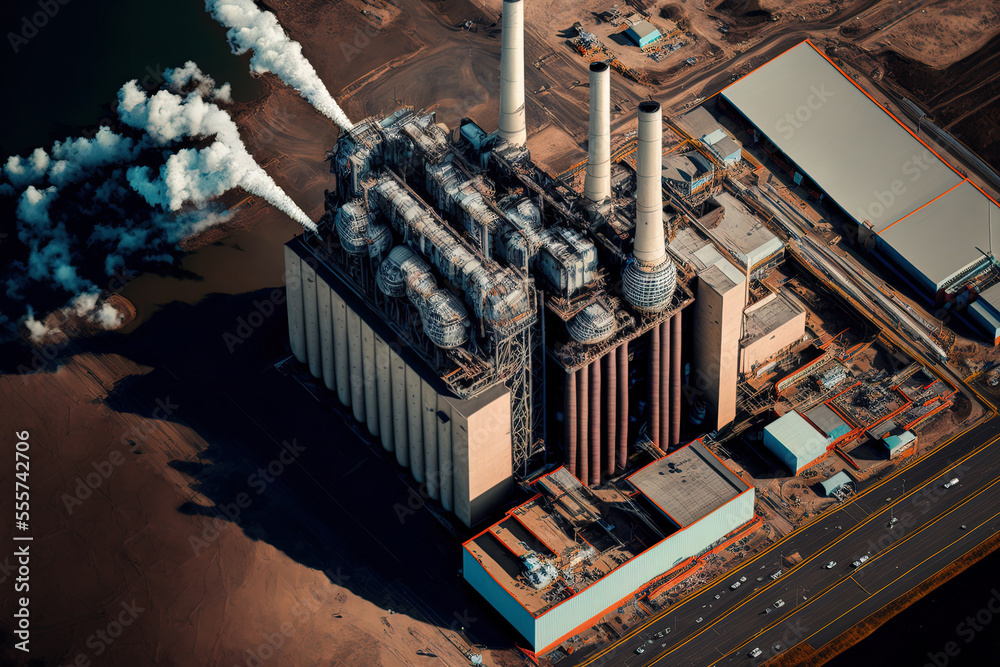 A thermal plant that burns a fossil fuel to create electricity by ...