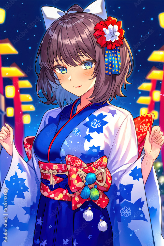 Manga Mangagirl Comic Anime Asiatisch Grafik Cartoon Generative Ai Digital Art Illustration