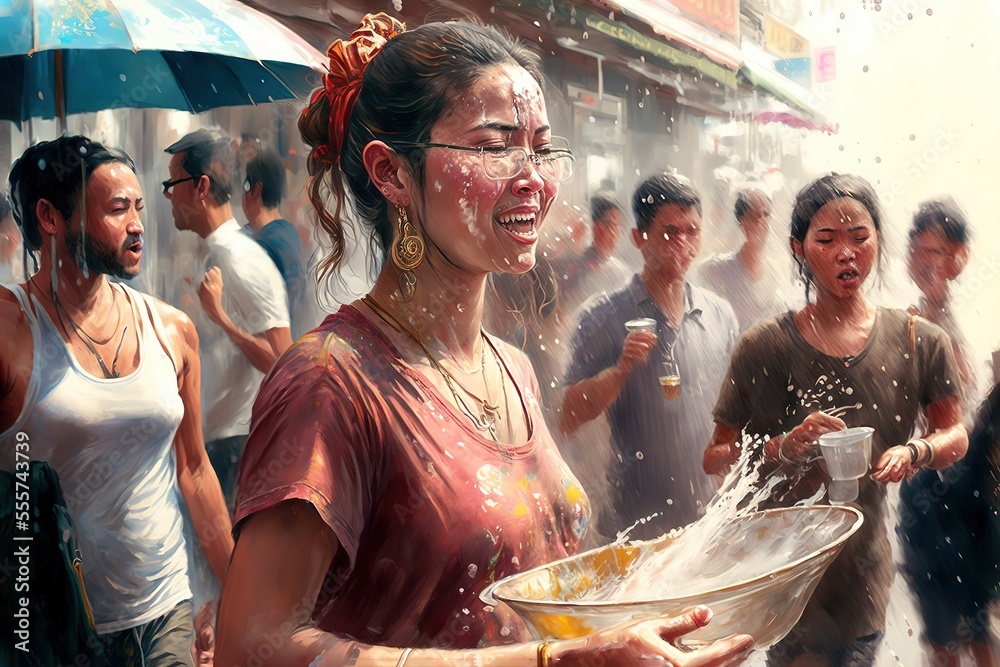 SONGKRAN FESTIVAL, THAILAND, Local Songkran celebrations in Bangkok ...