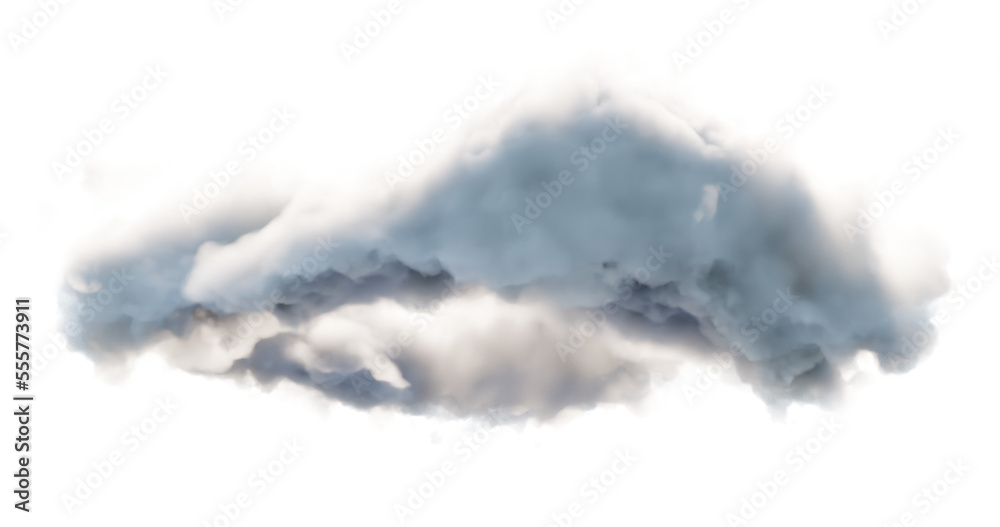 Realistic fluffy dense clouds on a png transparent background. Element ...