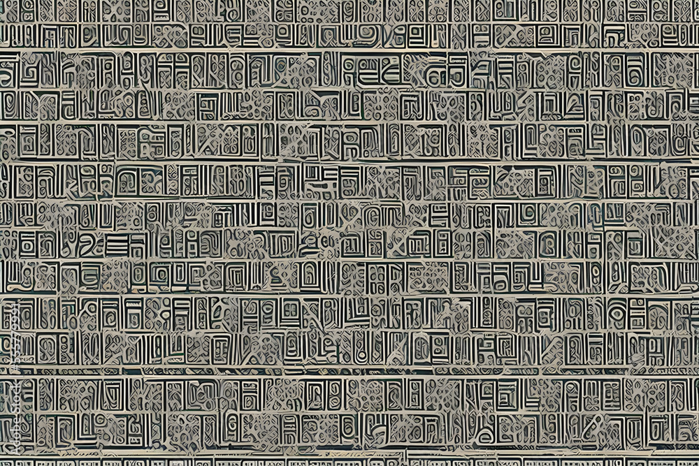 Ancient hieroglyphs background with texture created with Generative AI ...