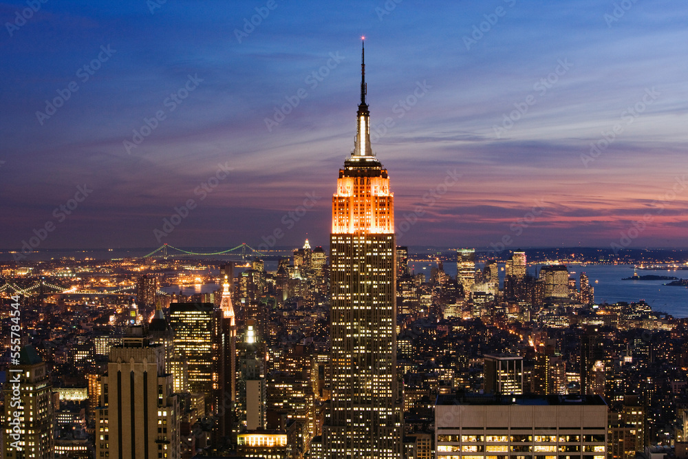 Overview of Manhattan, New York City, New York, USA Stock Photo | Adobe ...