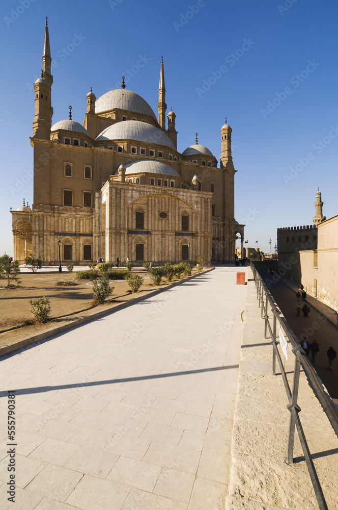 Mosque of Muhammad Ali, Cairo Citadel, Cairo, Egypt Stock Photo | Adobe ...