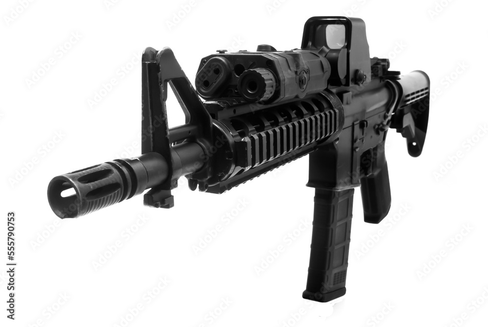 Weapons and military equipment for army, Assault rifle gun (M4A1) with ...