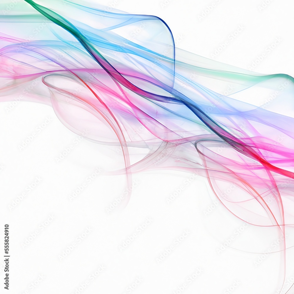 Abstract colorful swoosh background with soft smooth elegant waves on ...