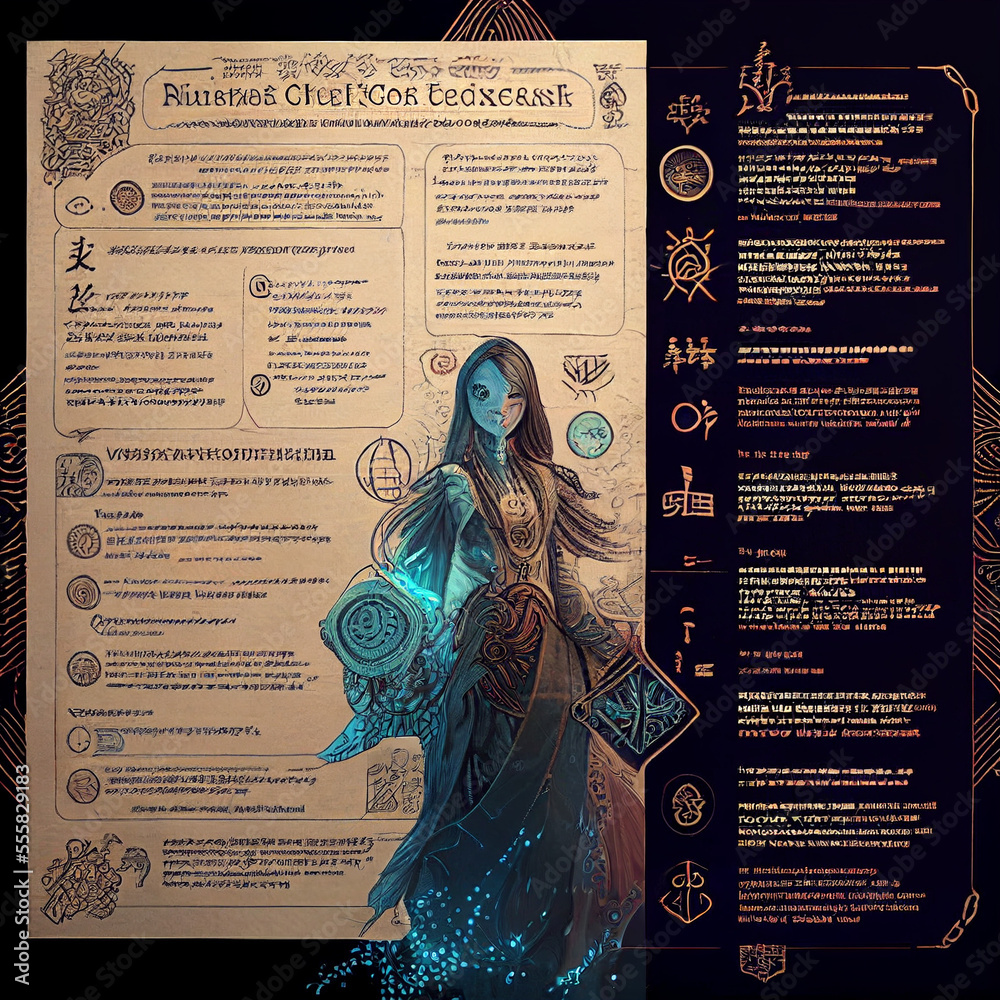 A full-page scan of detailed instructions written in ancient script ...