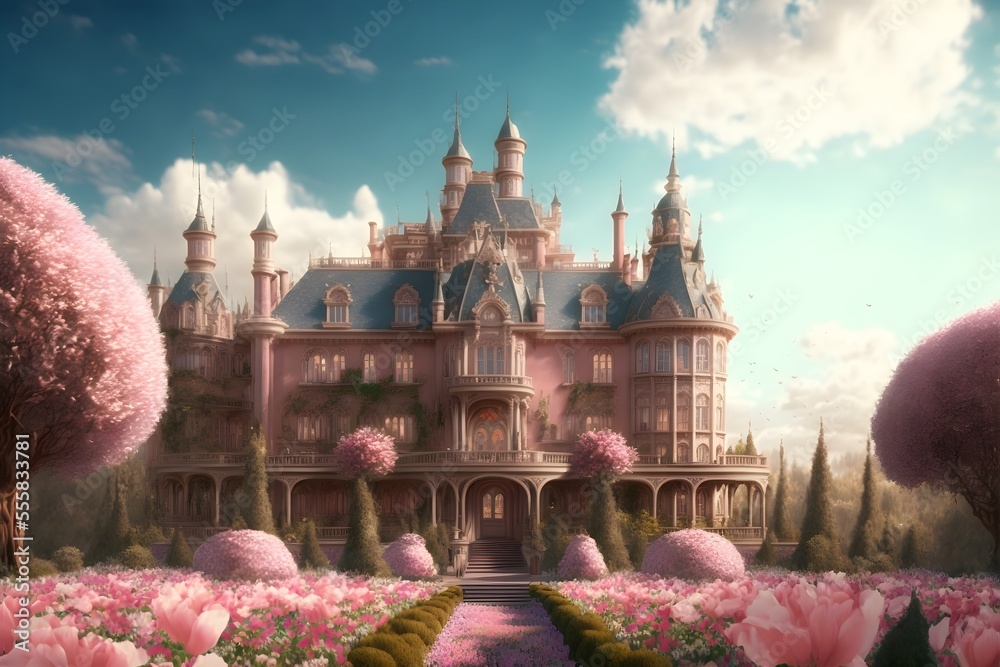Victorian style royal palace that looks like it was from a fairy tale ...
