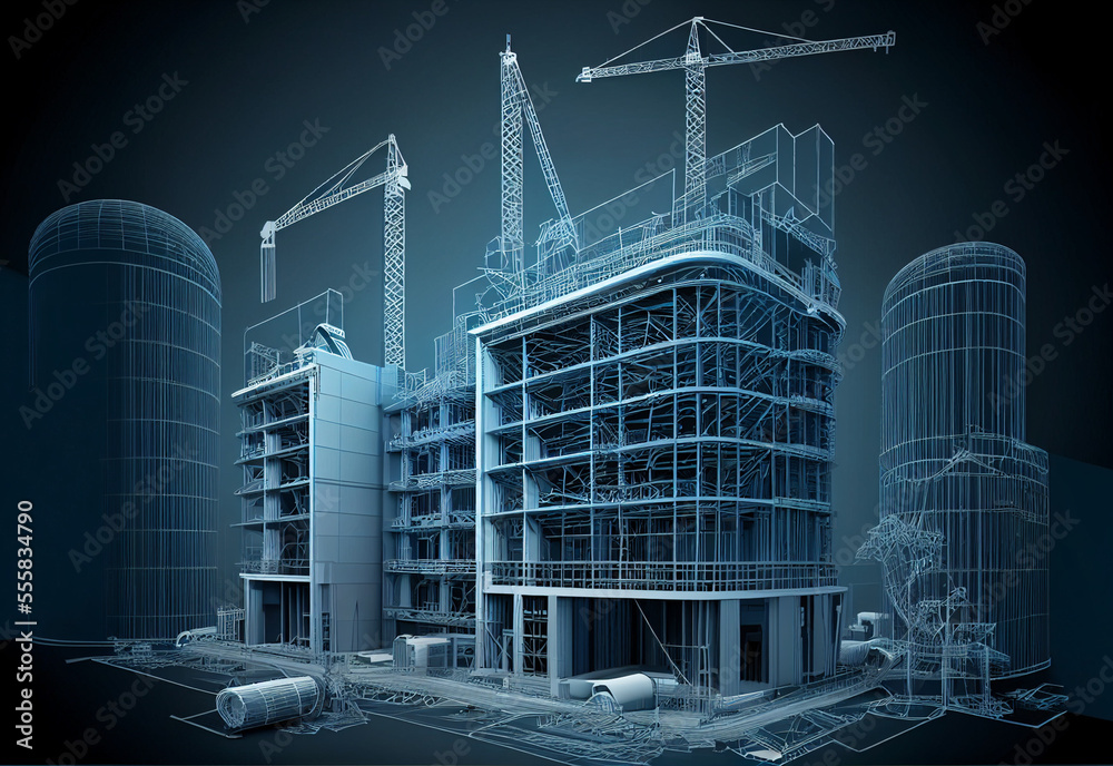 3d Building Blueprint