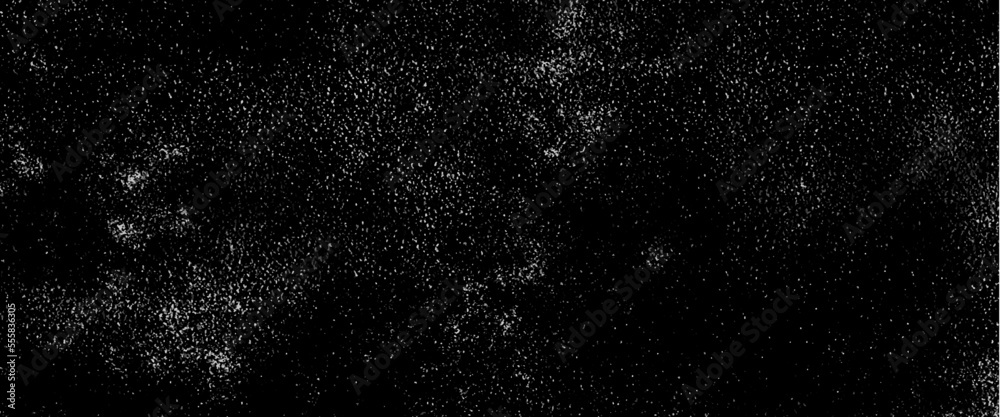 Flying dust particles on a black background, abstract real dust floating over black background ...