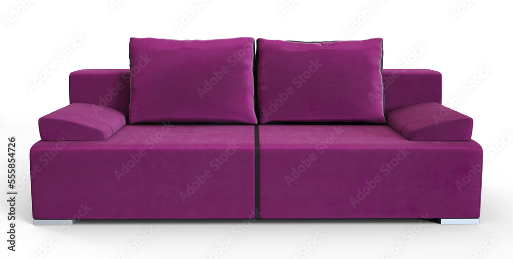 sofa render isolated PNG on transparent background advertising Stock ...