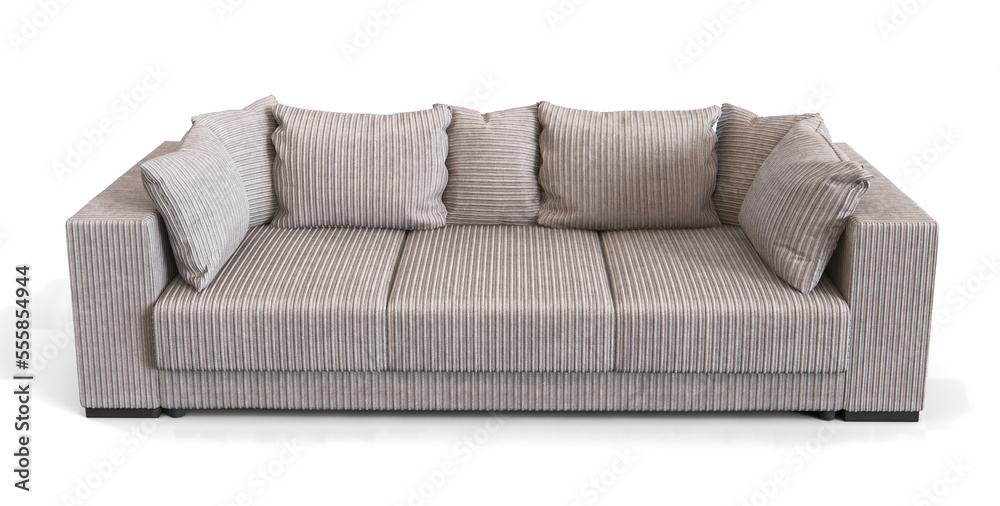 sofa render isolated PNG on transparent background advertising Stock ...