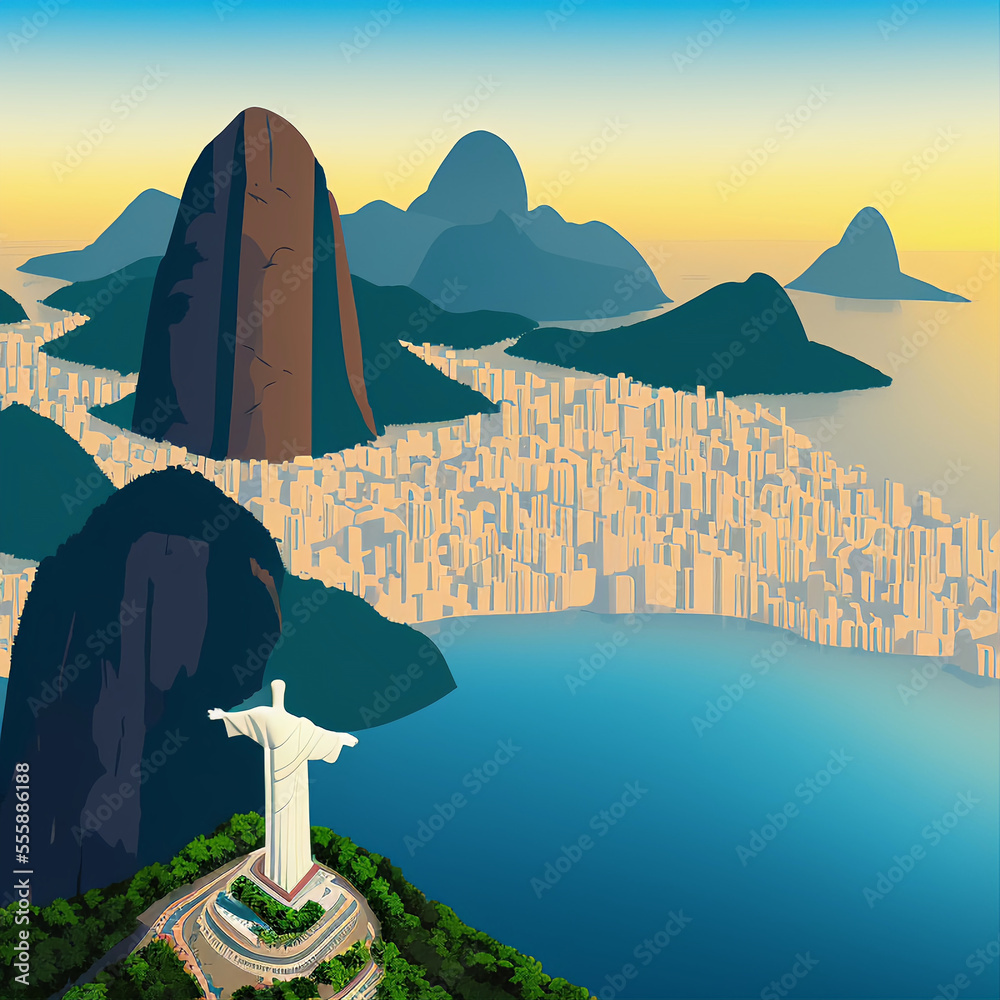 Simply the symbol city of Brazil, Rio de Janeiro, with its famous ...