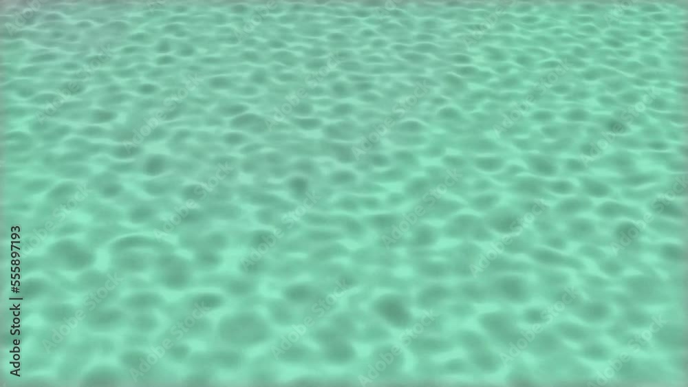 Slow moving water in the ocean. Seamless looping 3D animation. Close up ...