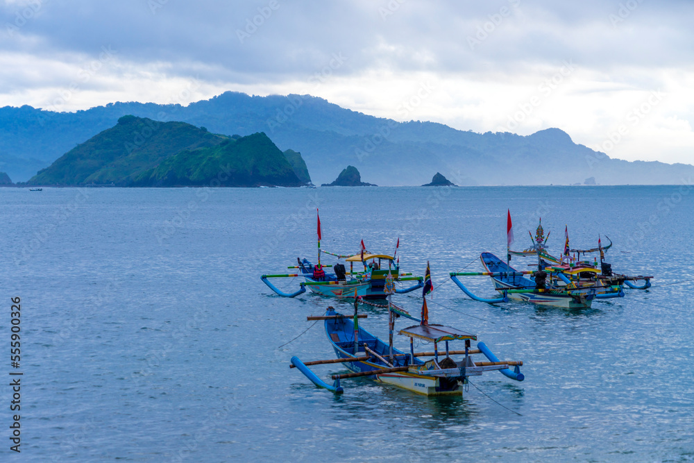 Landscape of Tanjung Papuma beach in Jember, the most beautiful beaches ...