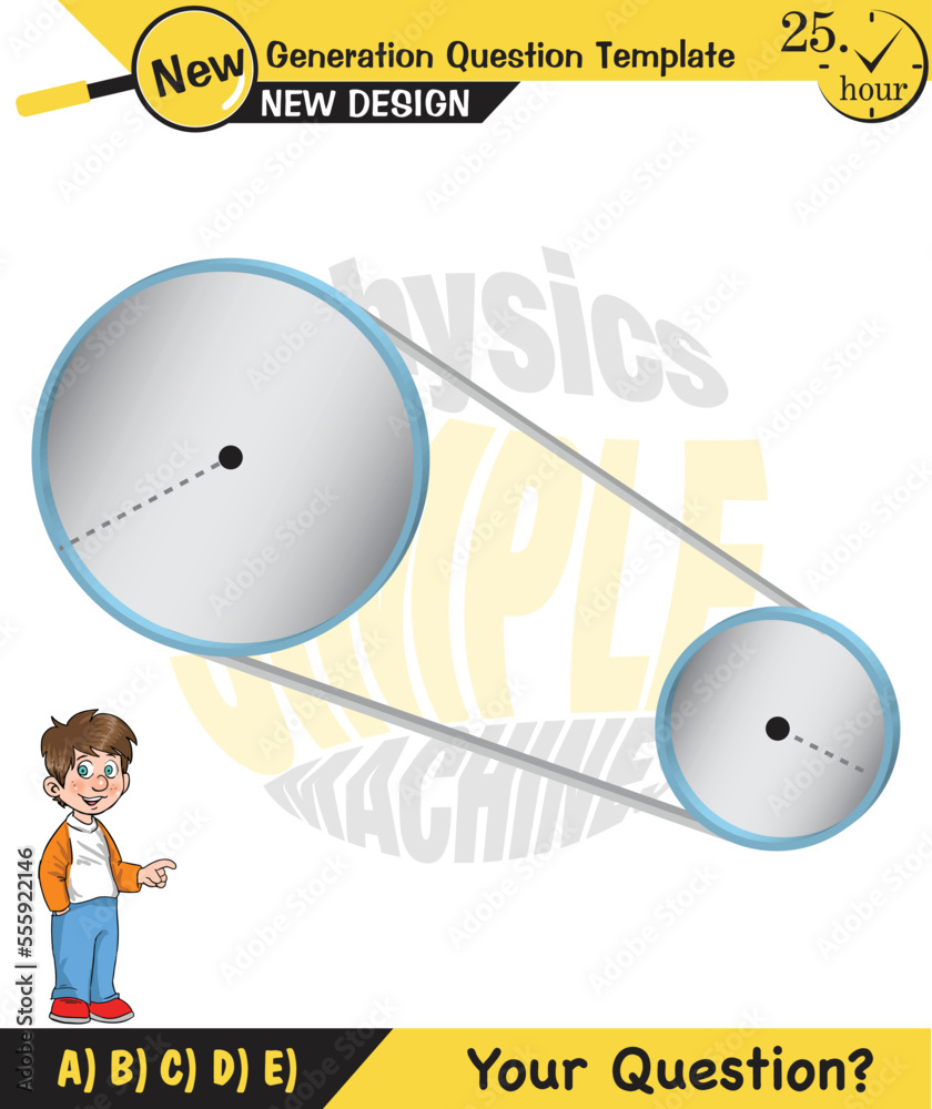 Physics, Simple machines, pulleys, gears, next generation question ...