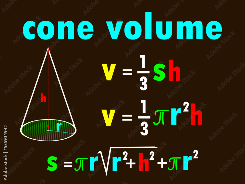 vector illustration depicting the mathematical formula for calculating ...