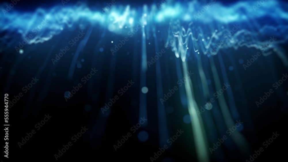 Stockvideo Abstract Light Strings Flowing Intro Background/ 4k ...