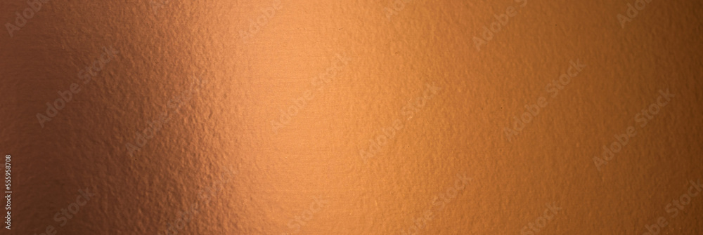 sheet metal painted a copper color. background or texture Stock Photo ...