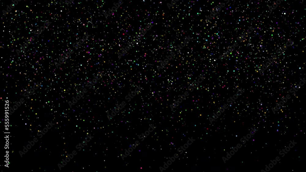 Glitter falling. Use SCREEN transfer mode to make black transparent ...