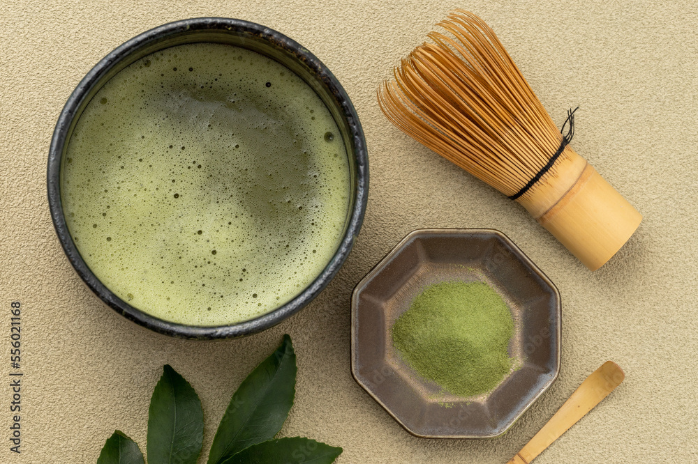 抹茶と茶道の道具 Stock Photo | Adobe Stock