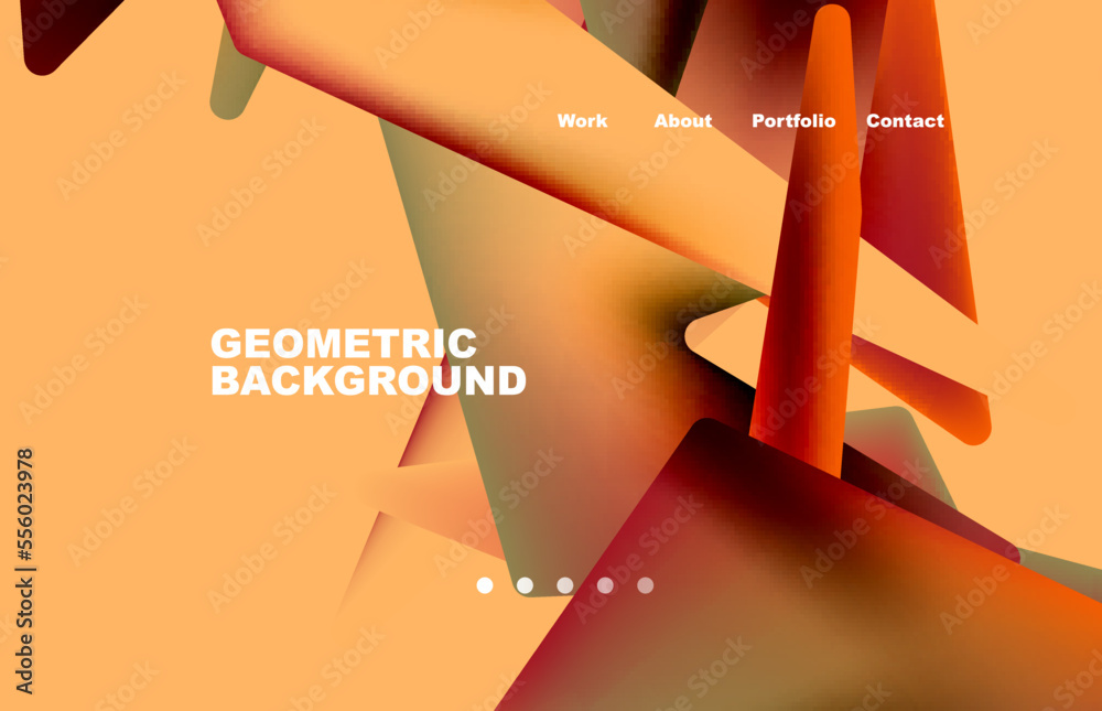 Broken pieces abstract background. Trendy background for your landing ...