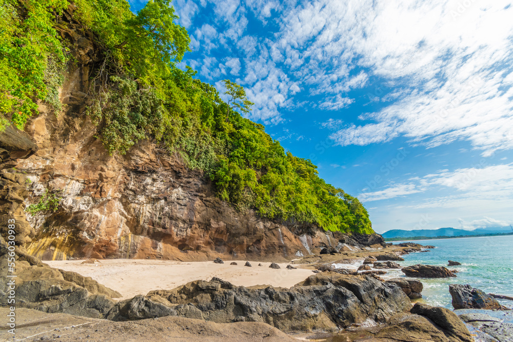 Landscape of Tanjung Papuma beach in Jember, the most beautiful beaches ...