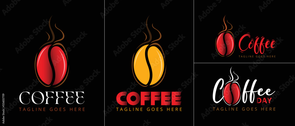 Coffee Logo Creative Concept Design Template. Coffee Logo Banding ...