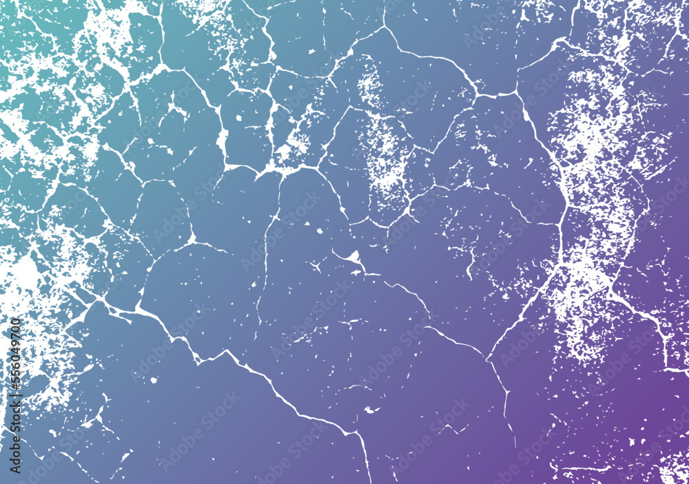 grunge effect on gradient blue purple background, grunge texture, dry ...
