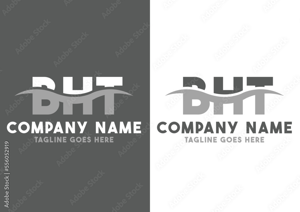 Letter BHT logo design template, BHT logo Stock Vector | Adobe Stock