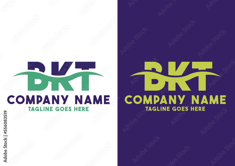 Letter BKT logo design template, BKT logo Stock Vector | Adobe Stock