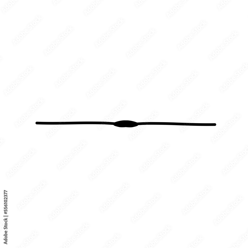 Simple Divider Vector Stock Vector | Adobe Stock