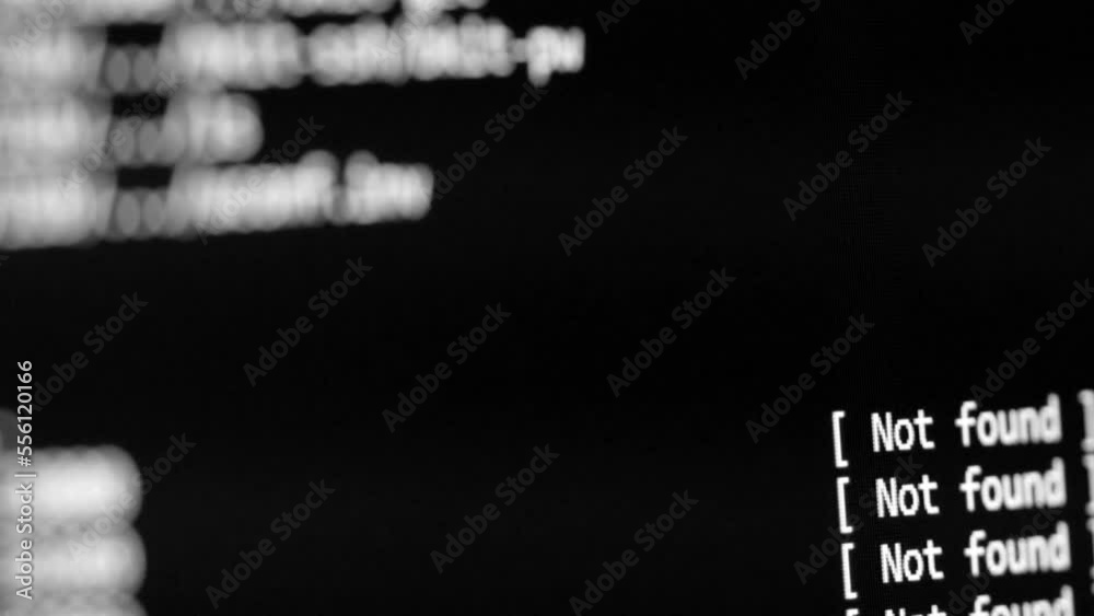 Computer code. Check and scan for possible computer threats and ...