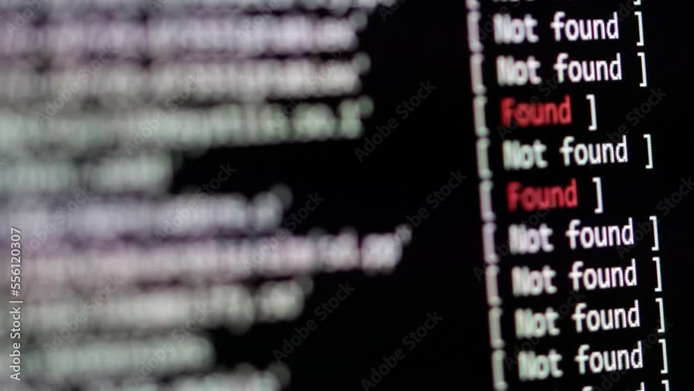 Computer code. Check and scan for possible computer threats and ...