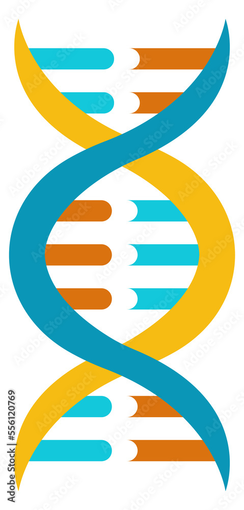 Dna symbol. Chromosome spiral icon. Genome sign Stock Illustration ...
