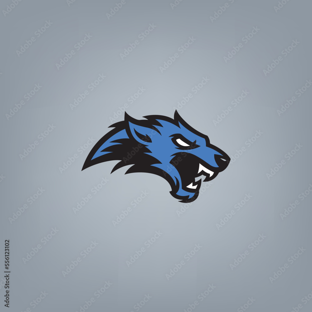 wolf vector illustrations, angry wolf vector, wolf icons, Wolf Vintage ...