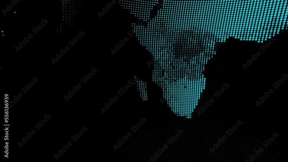 Green globe animation for TV broadcast channel intro animation 4k ...