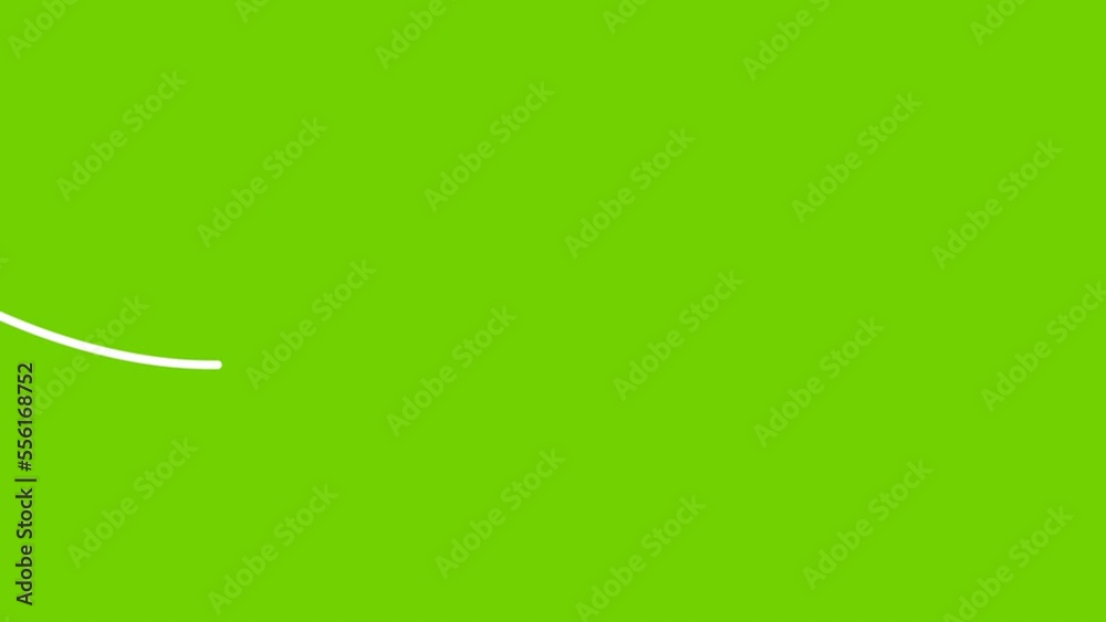 Wind blow on Green Screen and Alpha channel Transparent Background. 2d ...