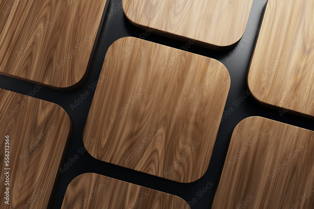 Abstract wooden texture wallpaper background. Geometric shape with wood ...