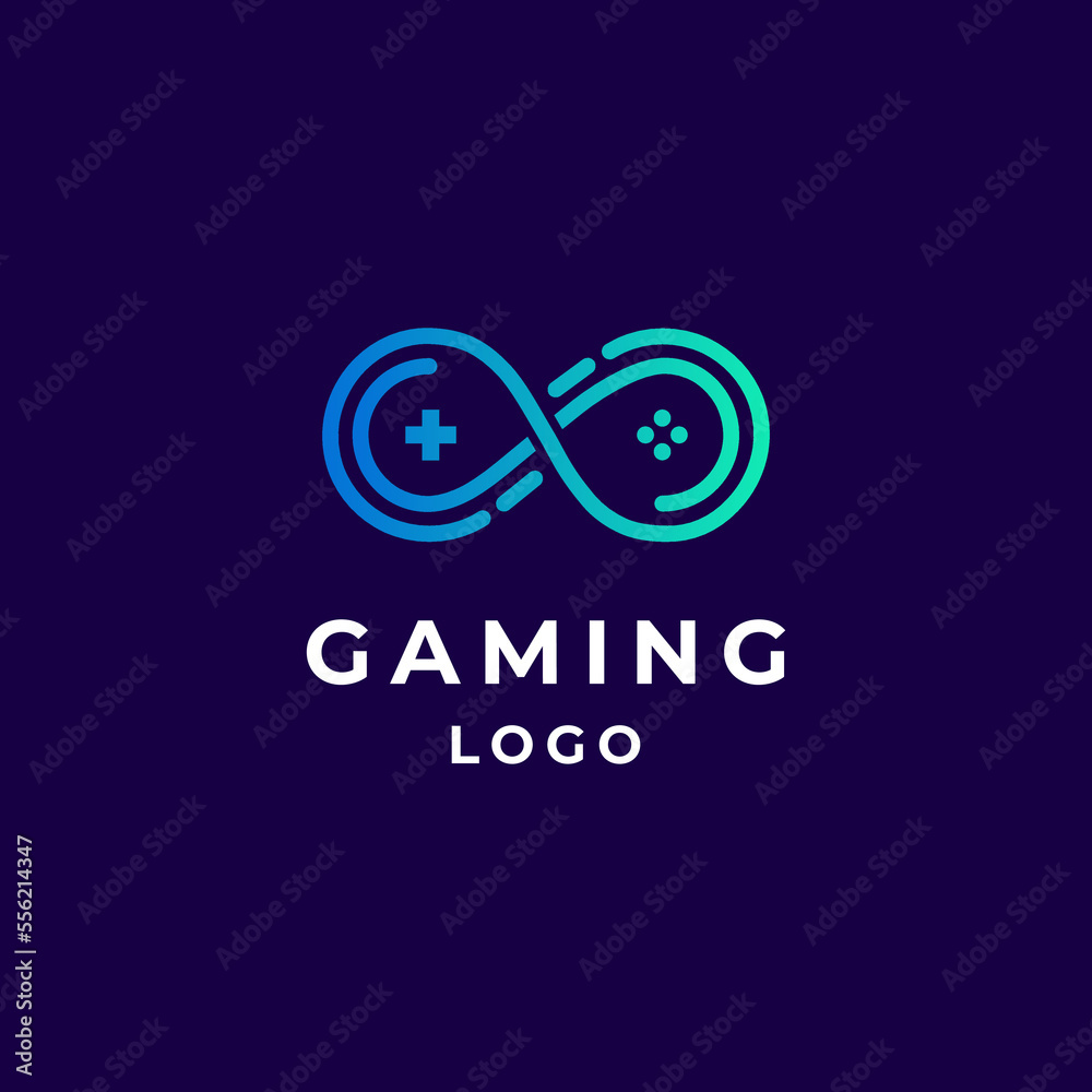 game logo design with console for your brand or company Stock Vector ...