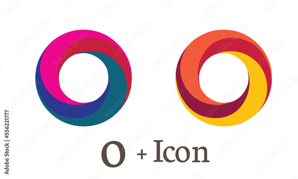 o, logo, monogram, logotype, letter, icon, template, symbol, alphabet ...