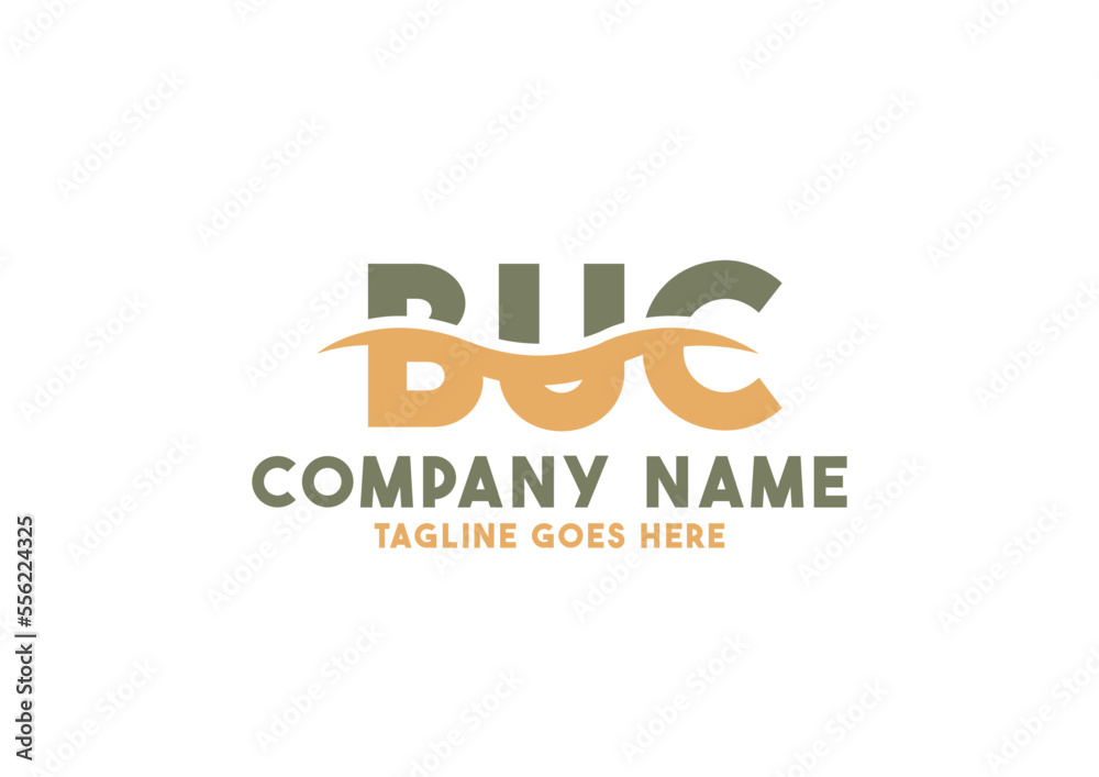 Letter BUC logo design template, BUC logo Stock Vector | Adobe Stock