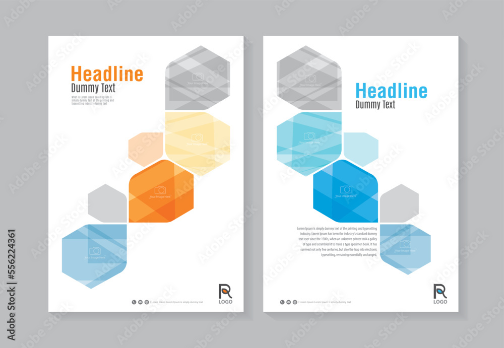 Flyer poster pamphlet brochure cover design layout space for photo ...