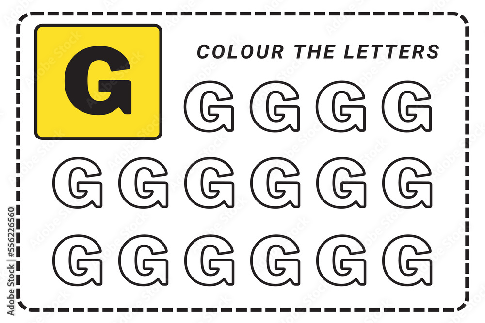 Alphabet tracing practice Letter G. Tracing practice worksheet ...