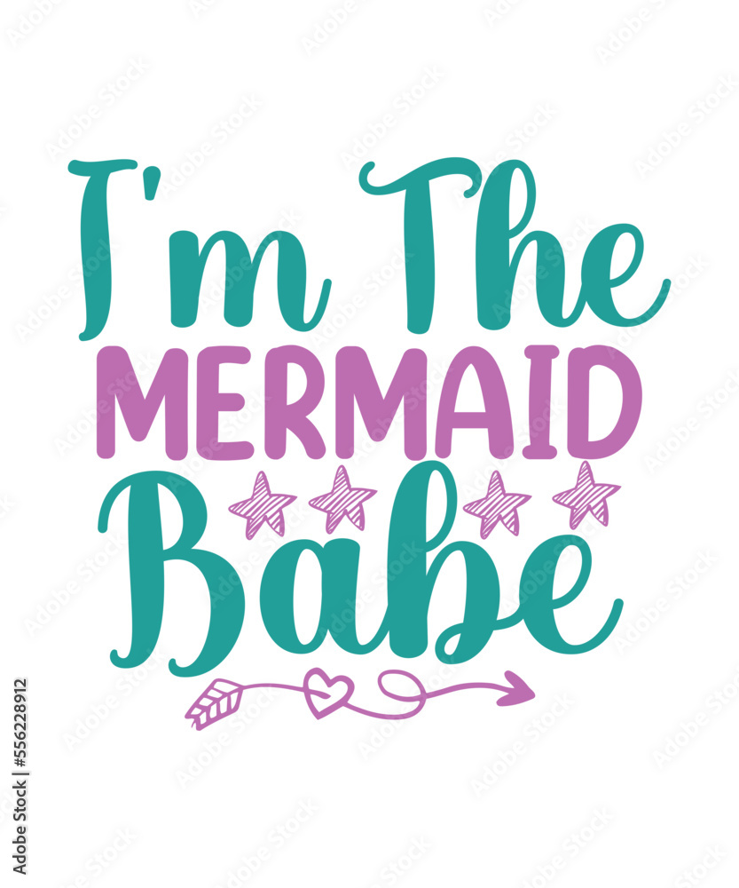 mermaid vector, little mermaid vector, mermaids clipart, mermaid vector ...