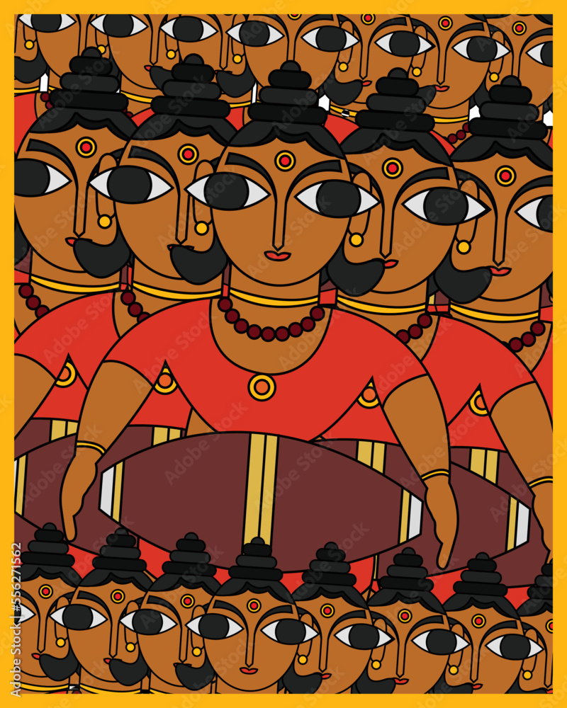 Indian culture modern art painting. Indian musicians painting in ...