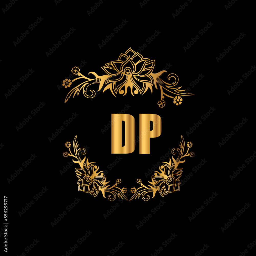 DP Luxury Letter Initial with Crown logo Vector, Great Luxury Logo ...