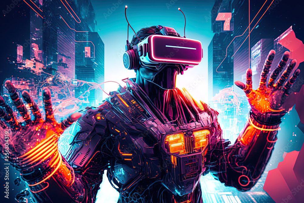 Virtual reality combined network gaming and simulation in the metaverse ...