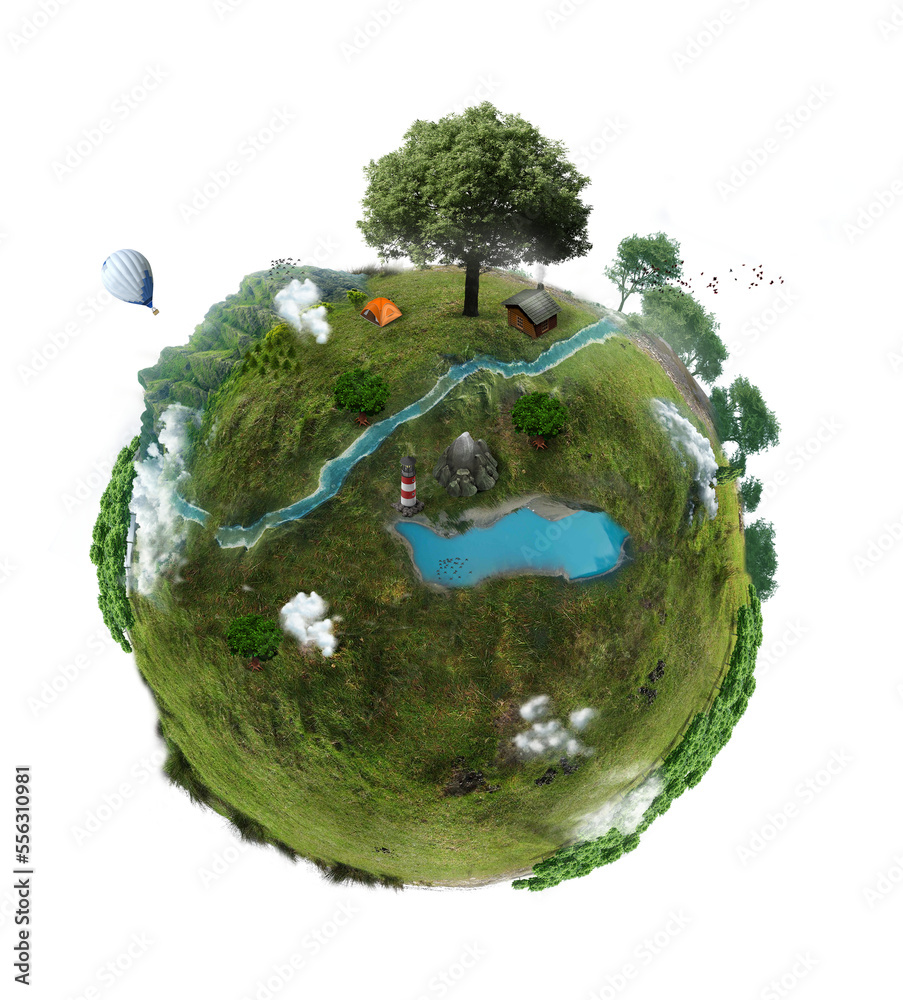 green planet Stock Illustration | Adobe Stock