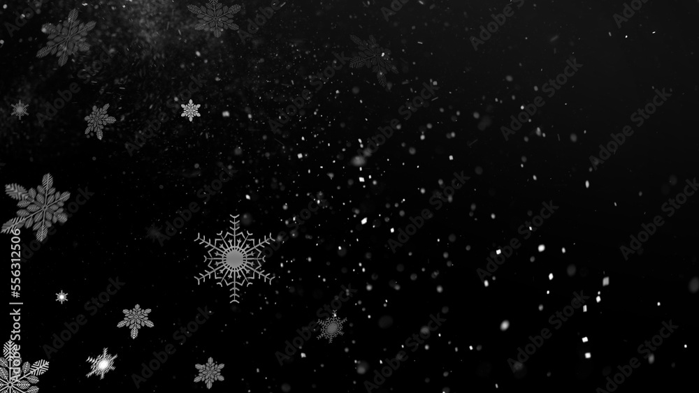 Falling snow on a transparent background. Snow overlay Stock ...