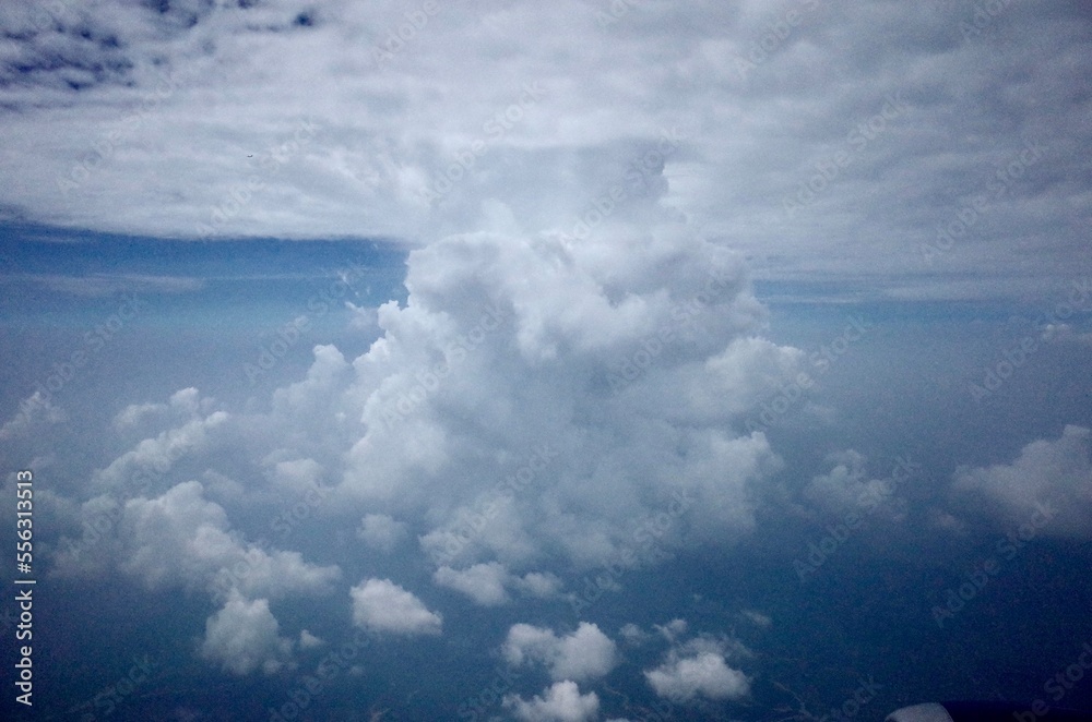 In-Between Cloud Layers - Two Cloud Layers Connecting in a Tornado-Like ...